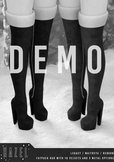 Second Life Marketplace Hazel Santa Babe Boots Demo